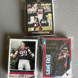 Houston Texans Football Cards Grab Bag of 30 Cards From the 2000s-today ...