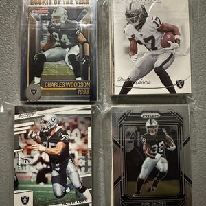 Las Vegas Raiders Football Cards Grab Bag of 30 Cards From - Etsy