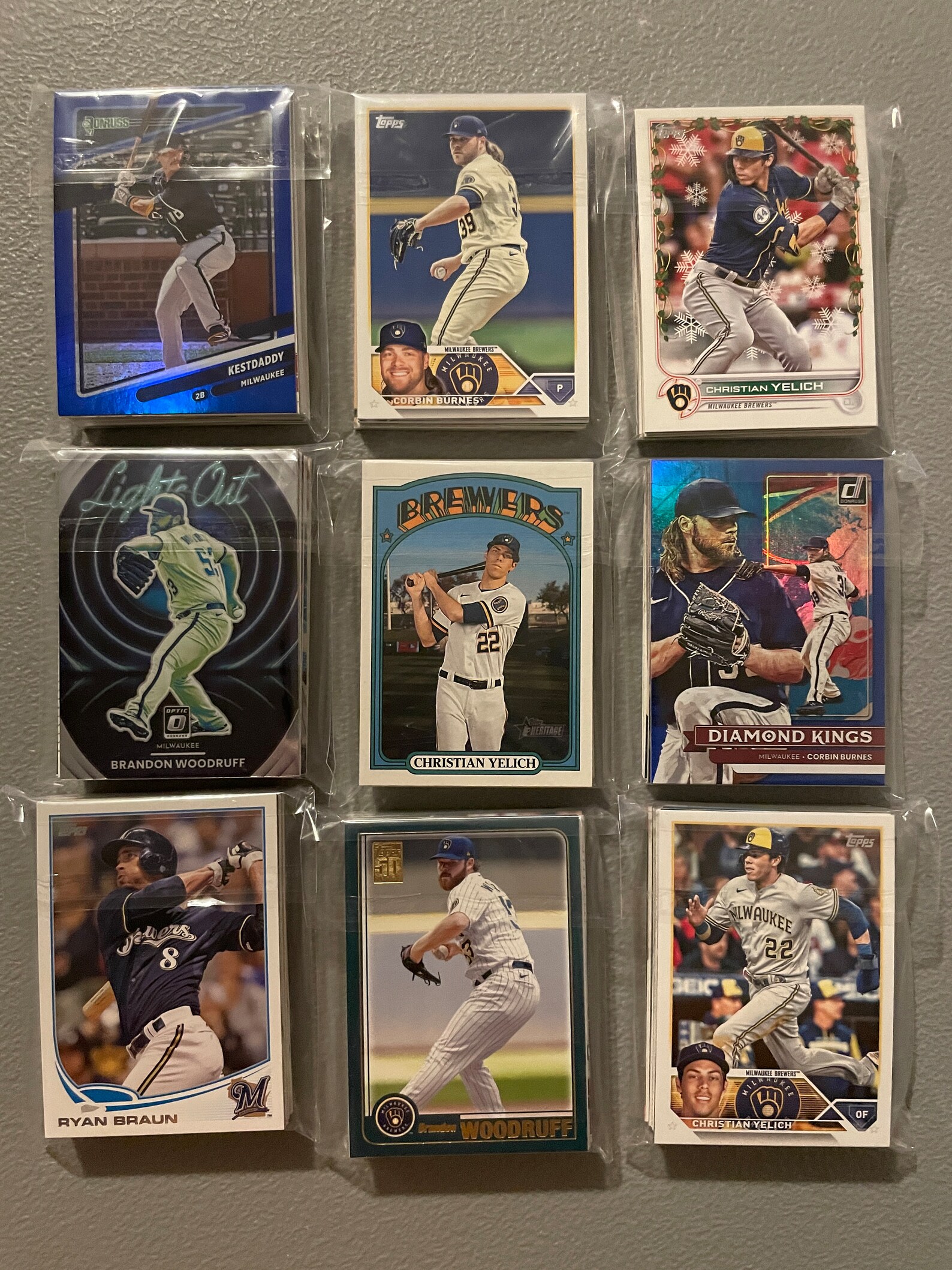 Milwaukee Brewers Baseball Cards Grab Bag of 30 Cards From - Etsy