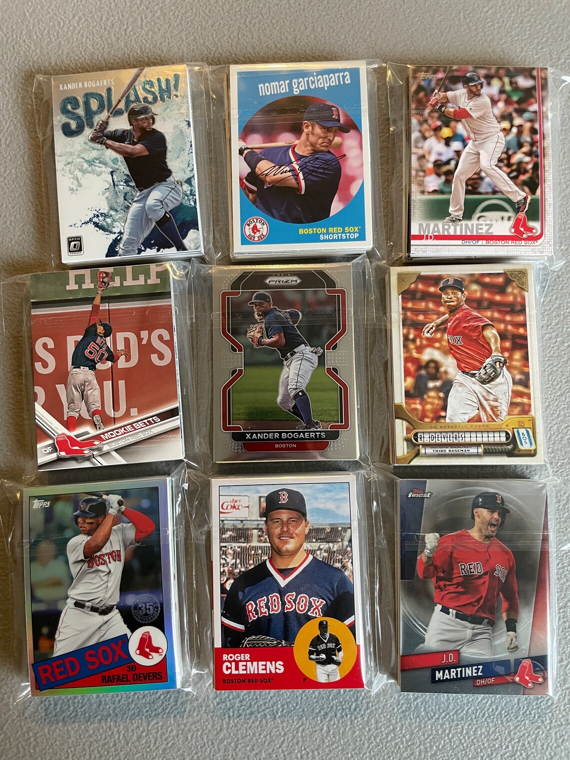 Boston Red Sox Baseball Cards Grab Bag of 30 Cards From - Etsy