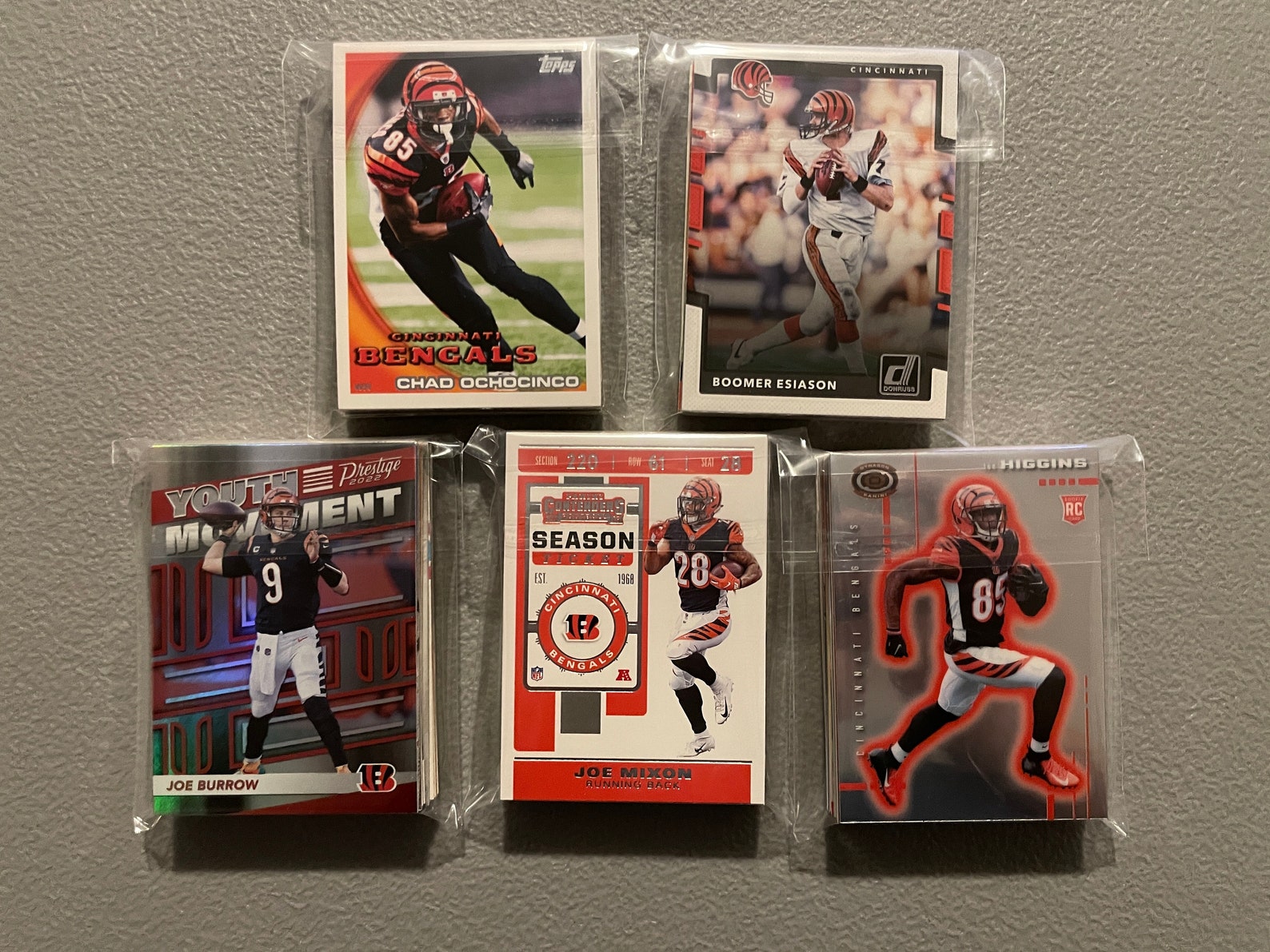 Cincinnati Bengals Football Cards Grab Bag of 30 Cards From - Etsy