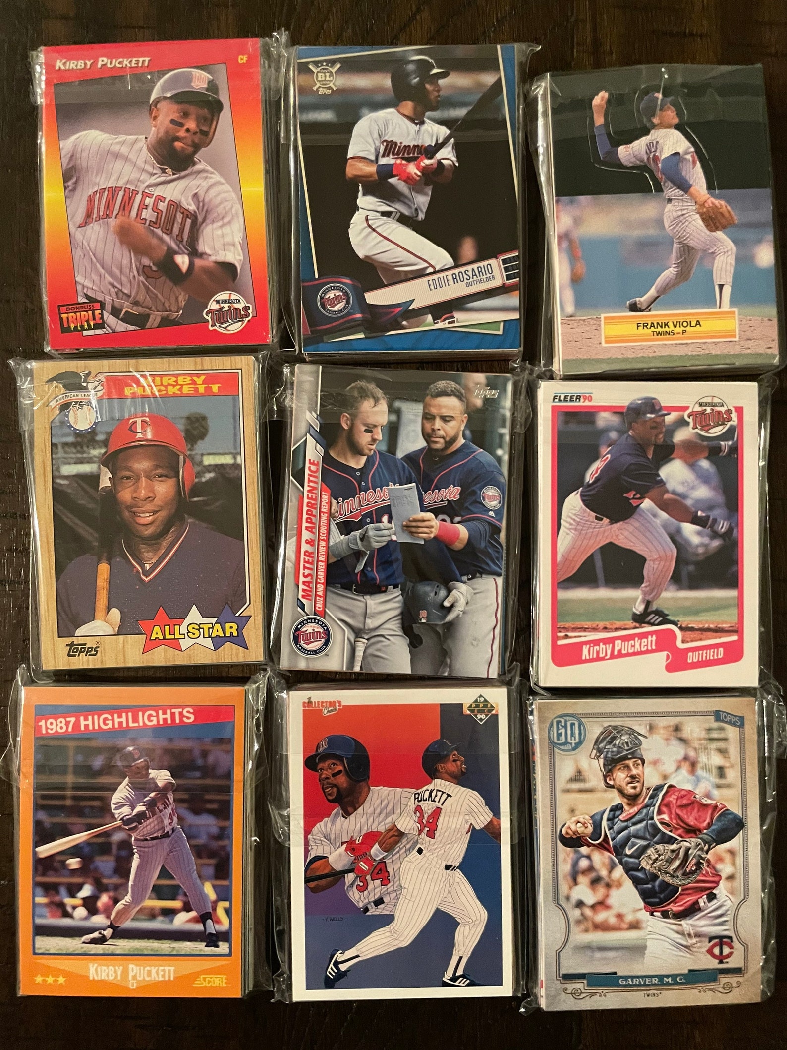 Minnesota Twins Baseball Cards Grab Bag of 30 Cards from | Etsy