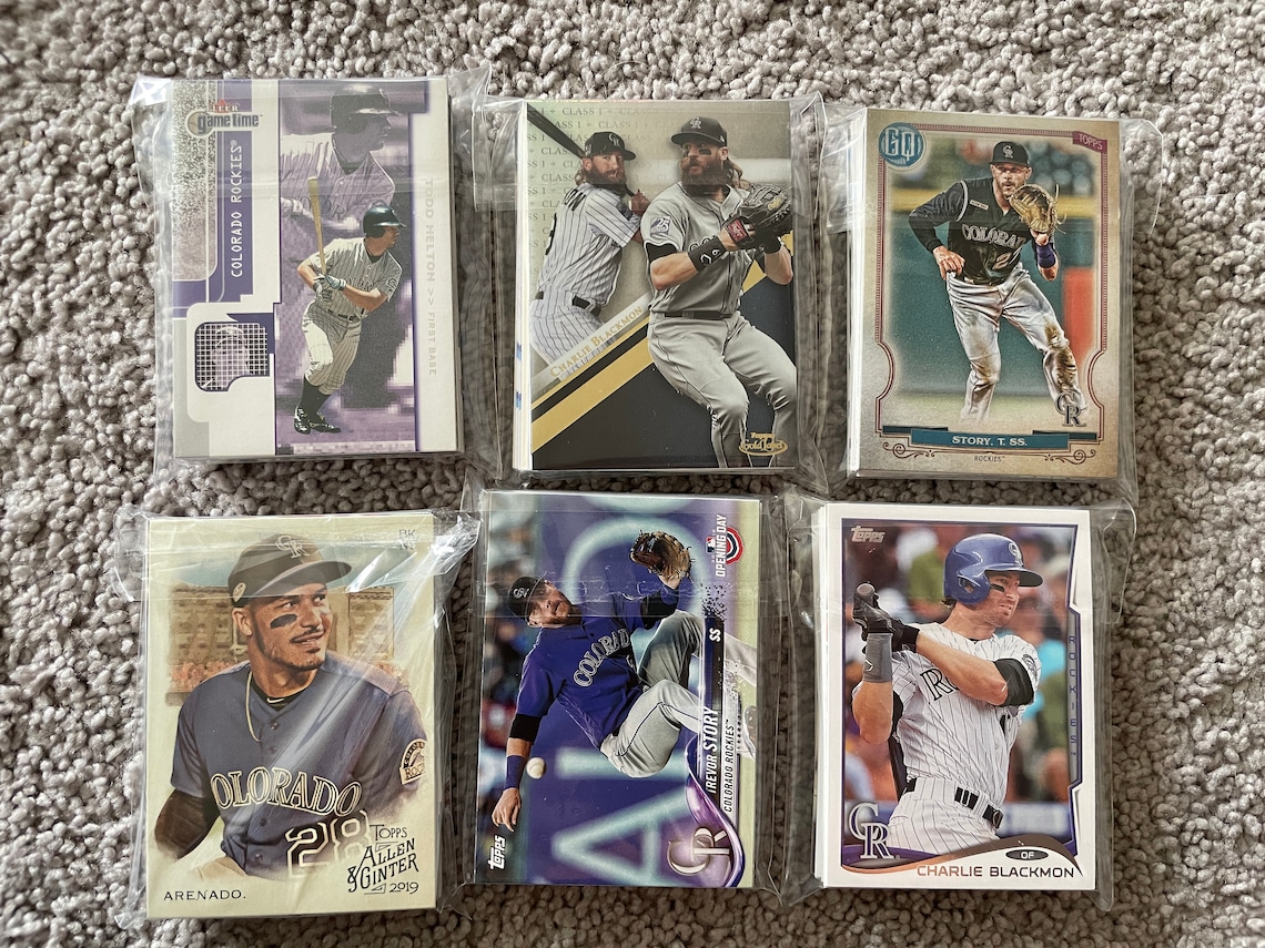 Colorado Rockies Baseball Cards Grab Bag of 30 Cards From | Etsy
