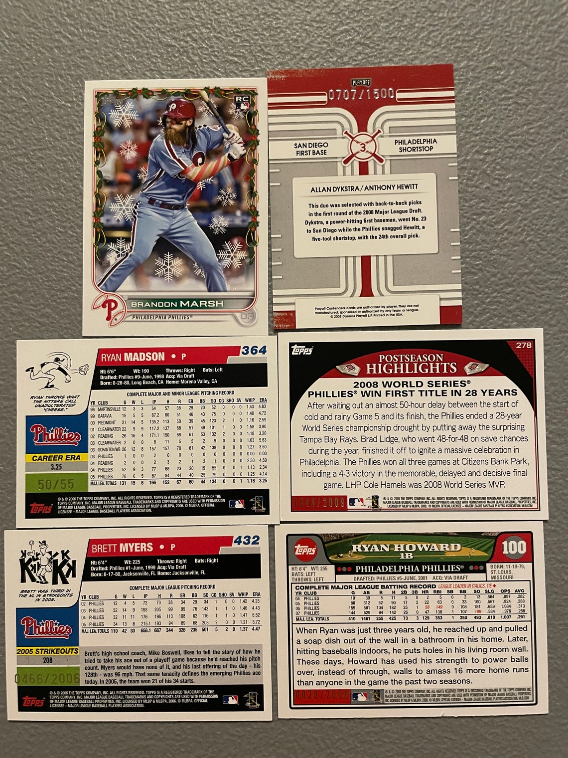 Philadelphia Phillies Baseball Cards Grab Bag of 30 Cards - Etsy