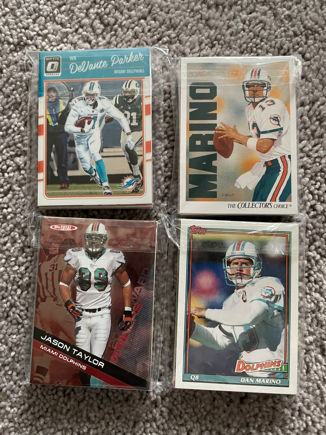 Miami Dolphins Football Cards Grab Bag of 30 Cards from | Etsy