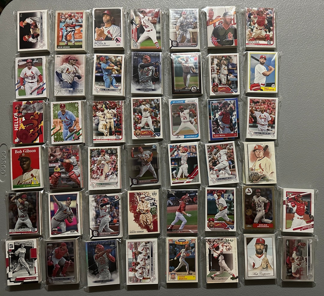 St. Louis Cardinals Baseball Cards Grab Bag of 30 Cards From - Etsy