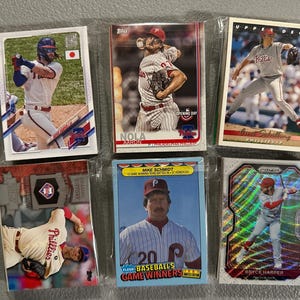 Philadelphia Phillies Baseball Cards - Grab Bag of 30 Cards From 1980s ...