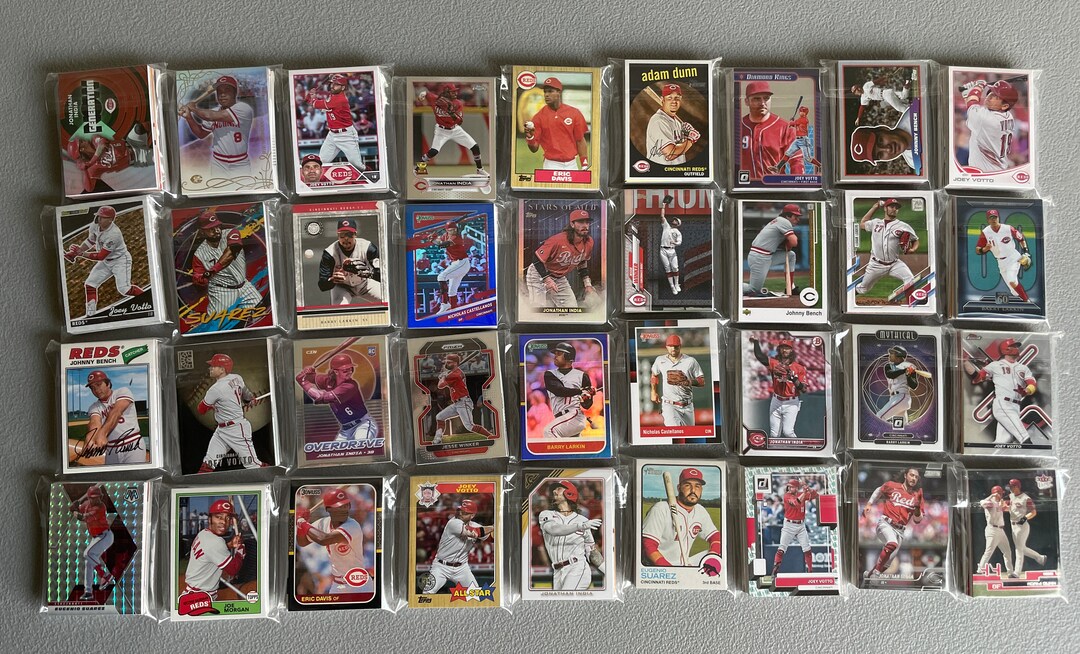 Cincinnati Reds Baseball Cards Grab Bag of 30 Cards From - Etsy