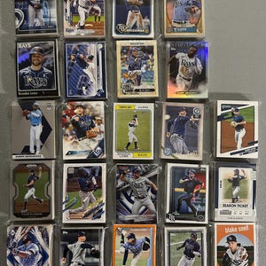 Tampa Bay Rays Baseball Cards - Grab Bag of 30 Cards From 1990s-today ...