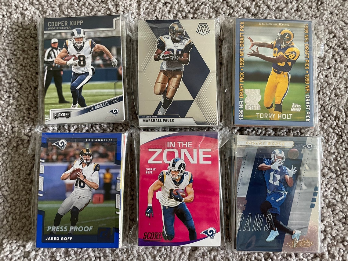 Los Angeles Rams Football Cards Grab Bag of 30 Cards from | Etsy