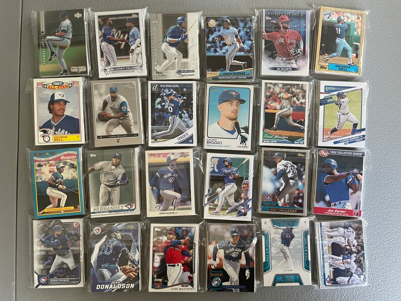 Toronto Blue Jays Baseball Cards Grab Bag of 30 Cards From - Etsy