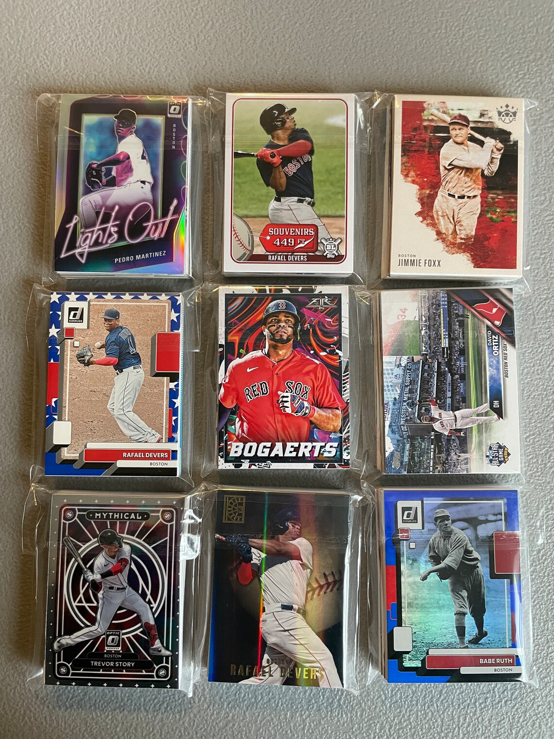Boston Red Sox Baseball Cards Grab Bag of 30 Cards From - Etsy