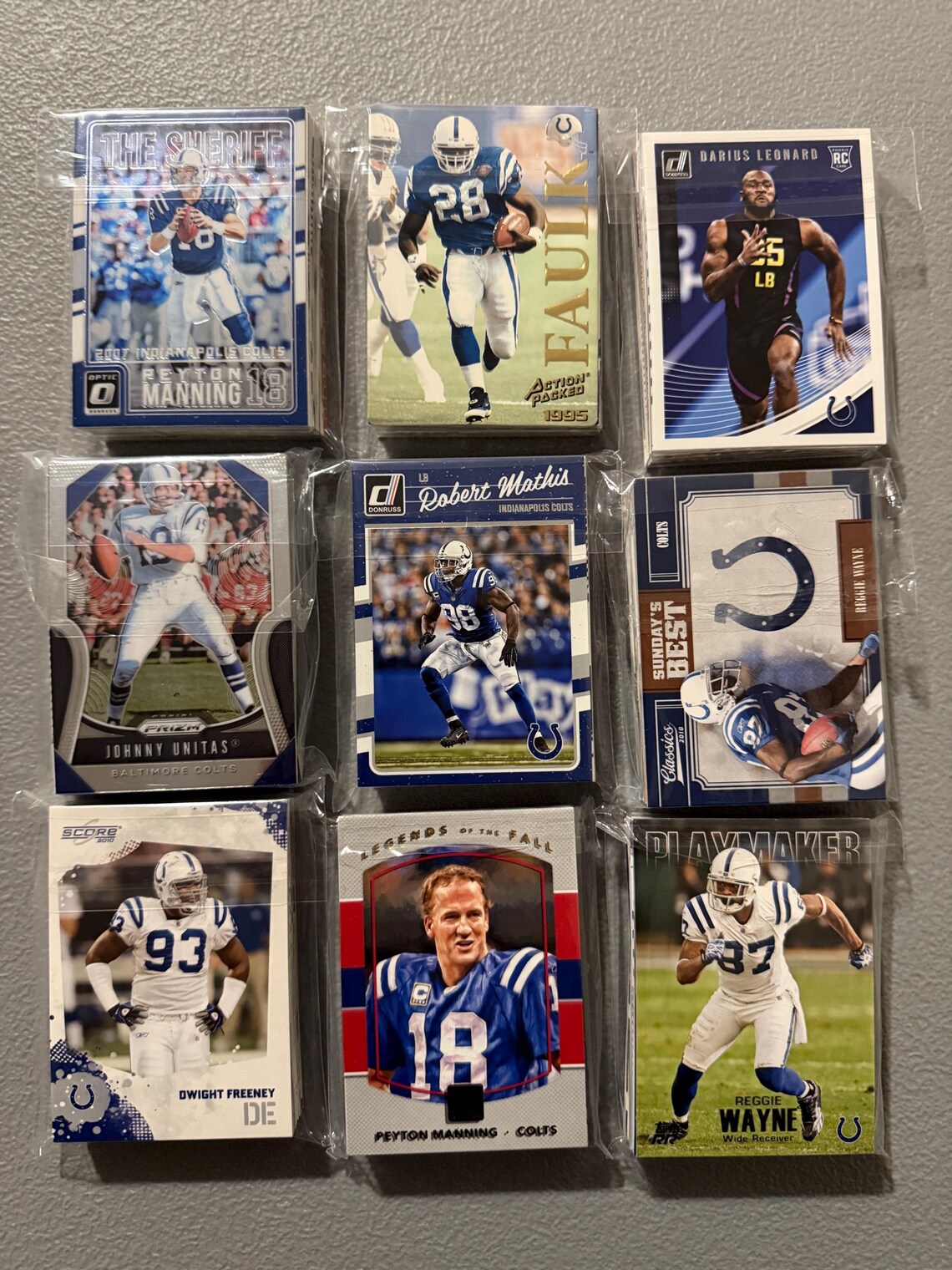 Indianapolis Colts Football Cards - Grab Bag of 30 Cards From 1980s ...