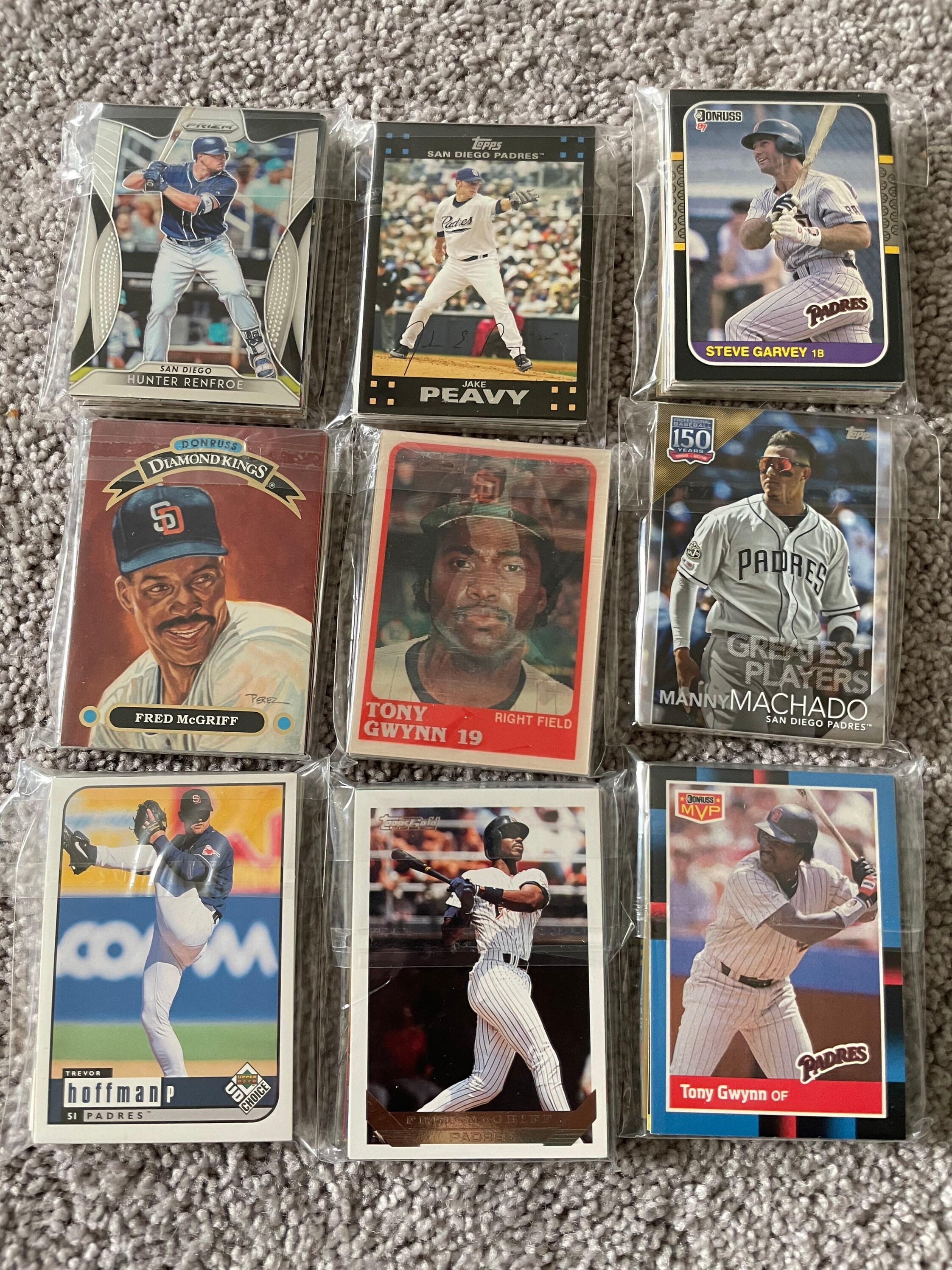 San Diego Padres Baseball Cards Grab Bag of 30 Cards from | Etsy