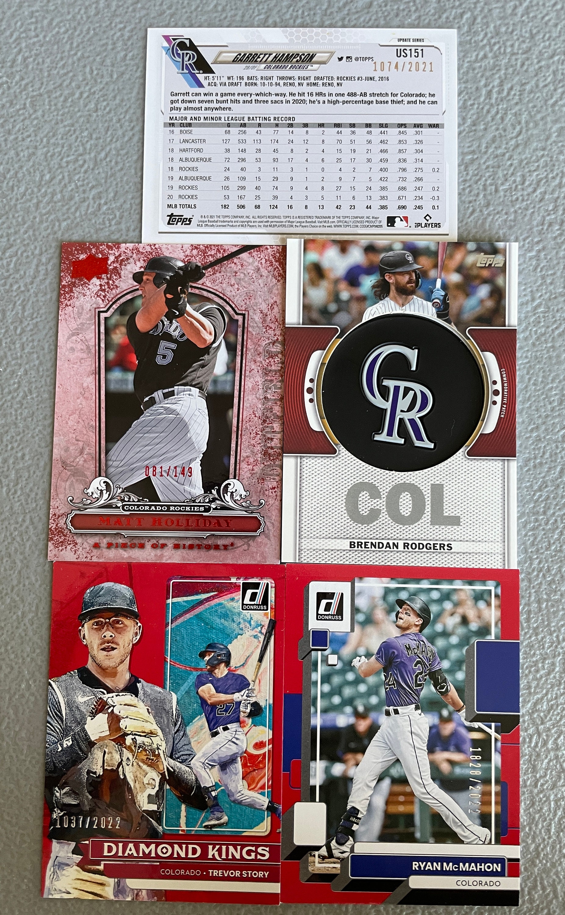 Colorado Rockies Baseball Cards Grab Bag of 30 Cards From - Etsy