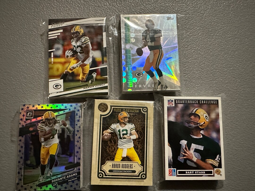 Green Bay Packers Football Cards Grab Bag of 30 Cards From - Etsy
