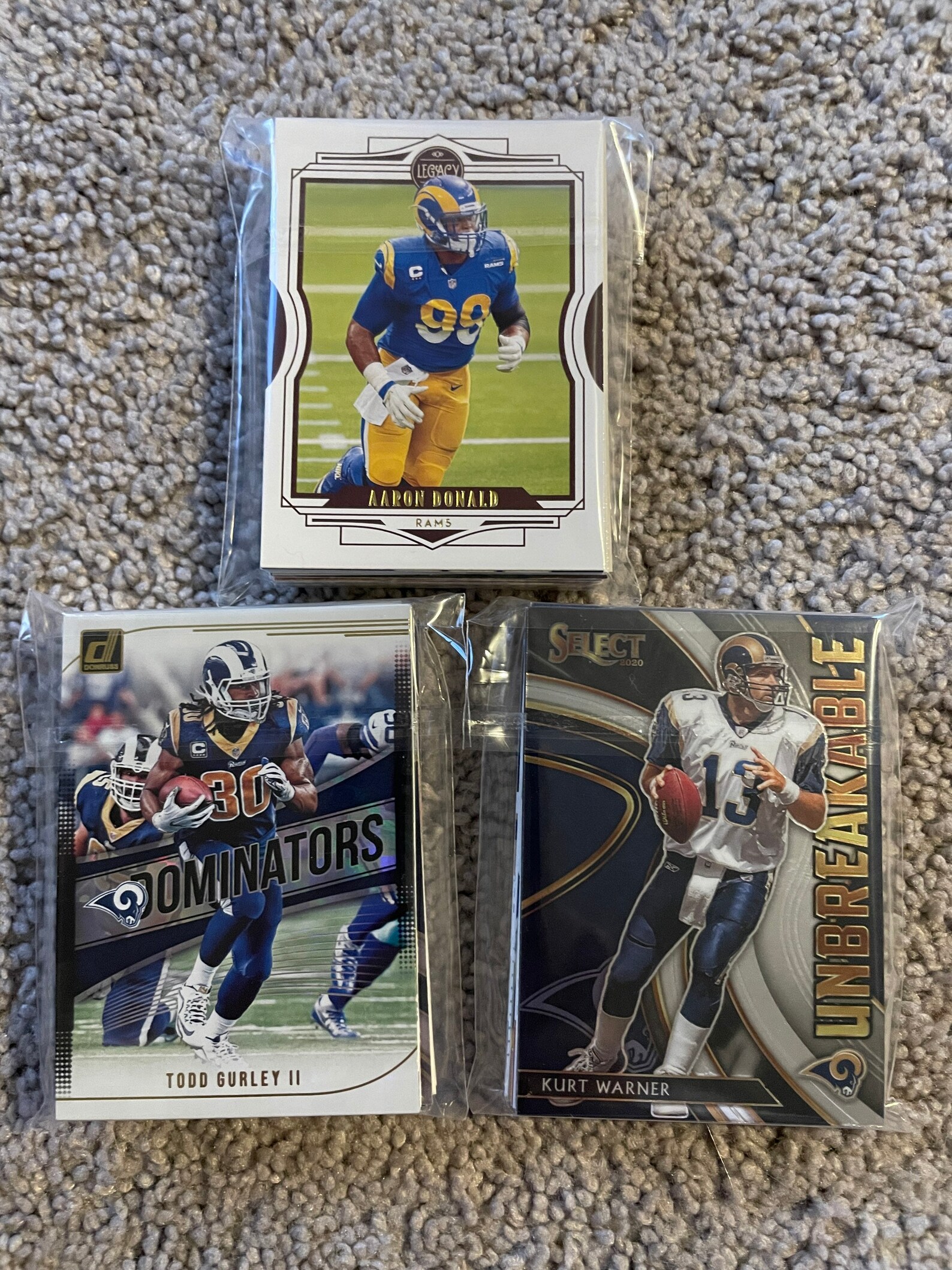 Los Angeles Rams Football Cards Grab Bag of 30 Cards From | Etsy