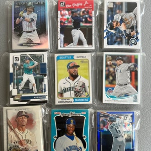 Seattle Mariners Baseball Cards Grab Bag of 30 Cards From - Etsy