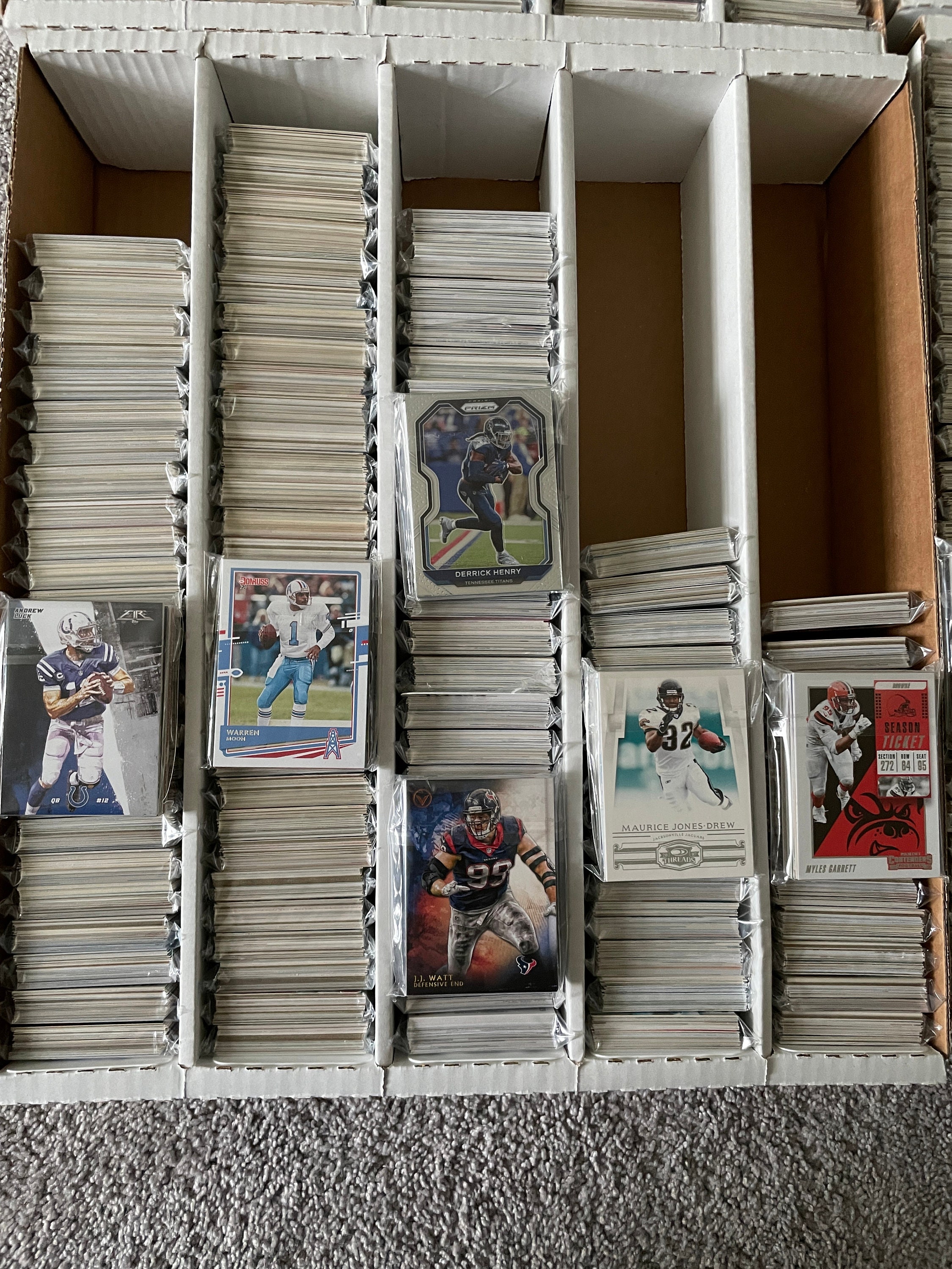 600 Random Football Cards From the 1980s-today No Doubles - Etsy