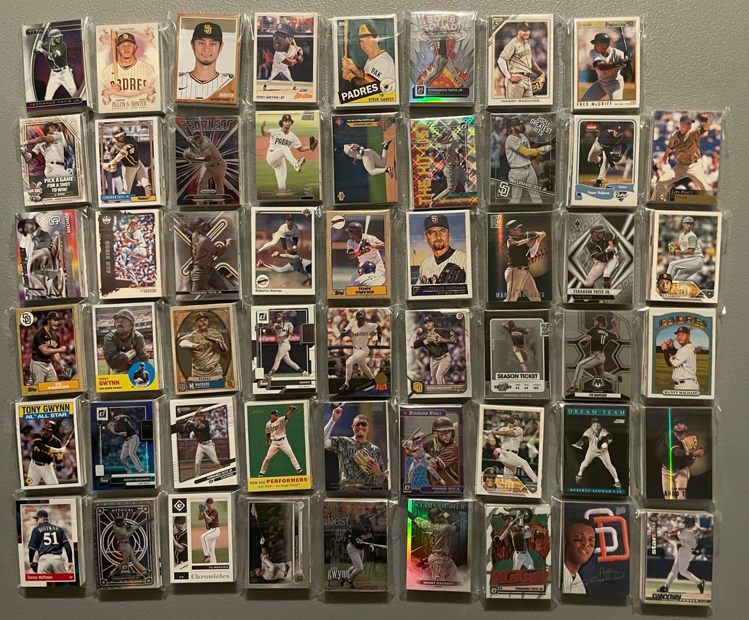 San Diego Padres Baseball Cards Grab Bag of 30 Cards From - Etsy