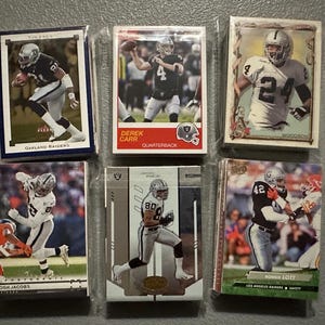 Las Vegas Raiders Football Cards - Grab Bag of 30 Cards From the 1980s ...
