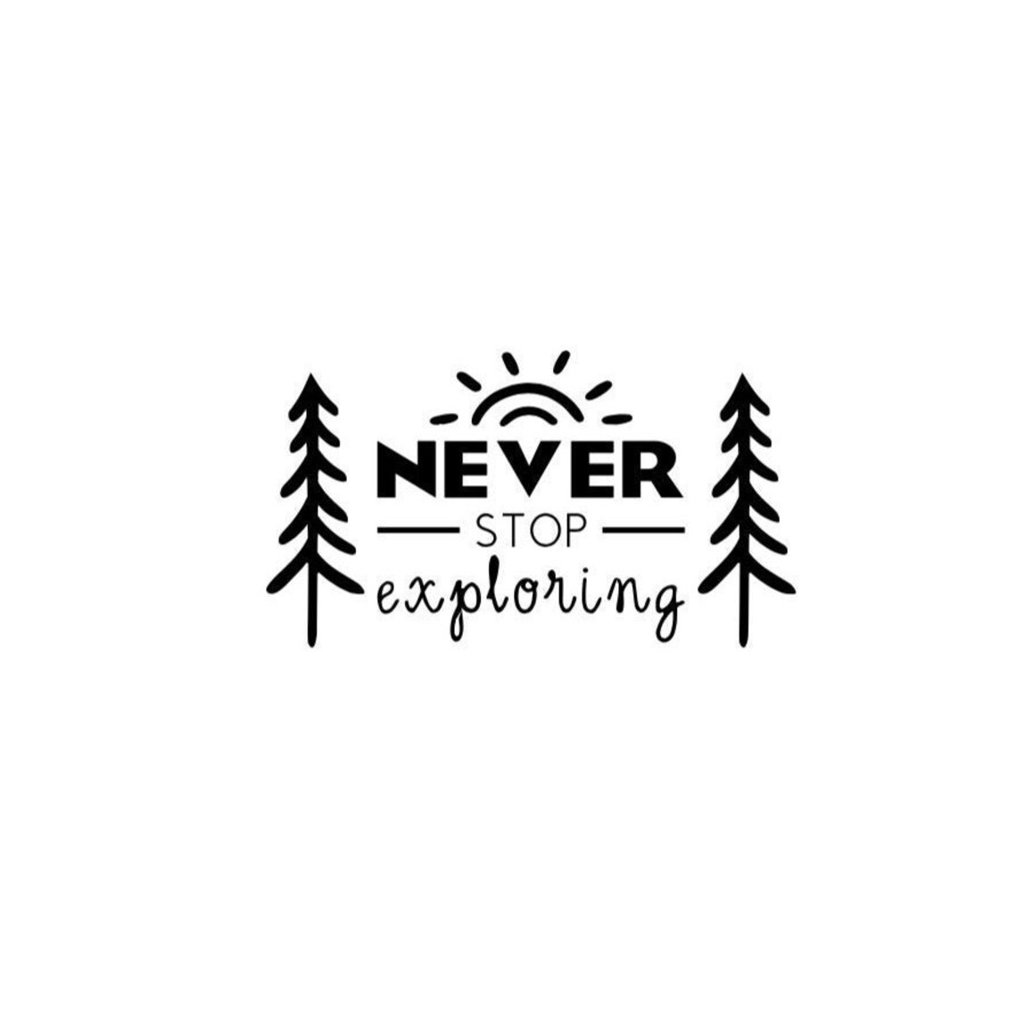 Never Stop Exploring Vinyl - Etsy