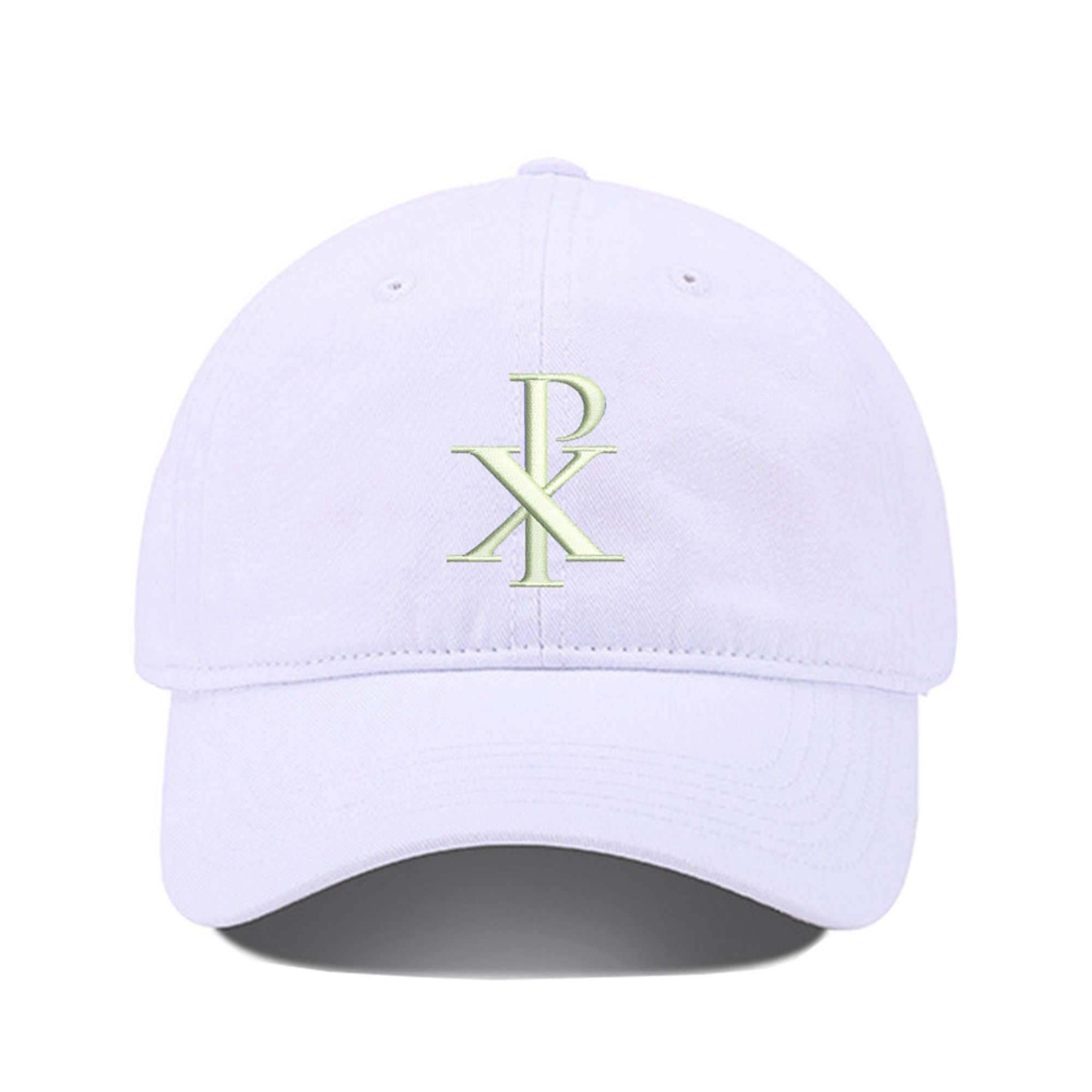 Chi Rho Christian Unisex Embroidery Baseball Cap Washed Cotton ...