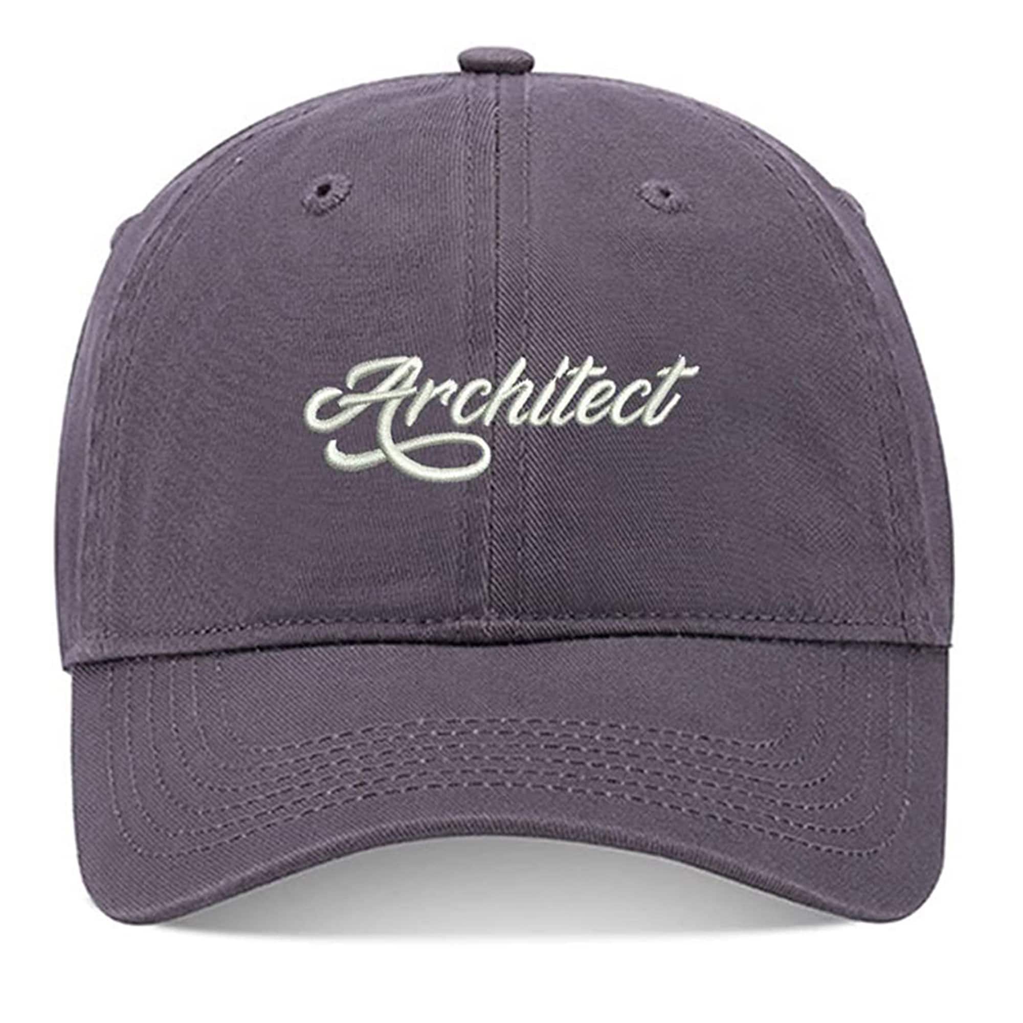 Men Baseball Cap Architect Embroidery Hat Embroidered Adjustable Hats ...