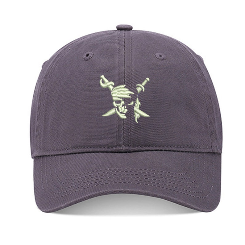 Pirate Skull & Swords Unisex Embroidery Baseball Cap Washed Cotton ...
