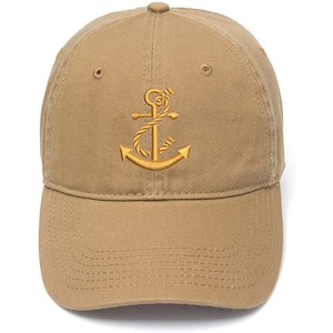 Cotton Embroidered Casual Hat Men's Baseball Caps Baseball Cap Anchor ...