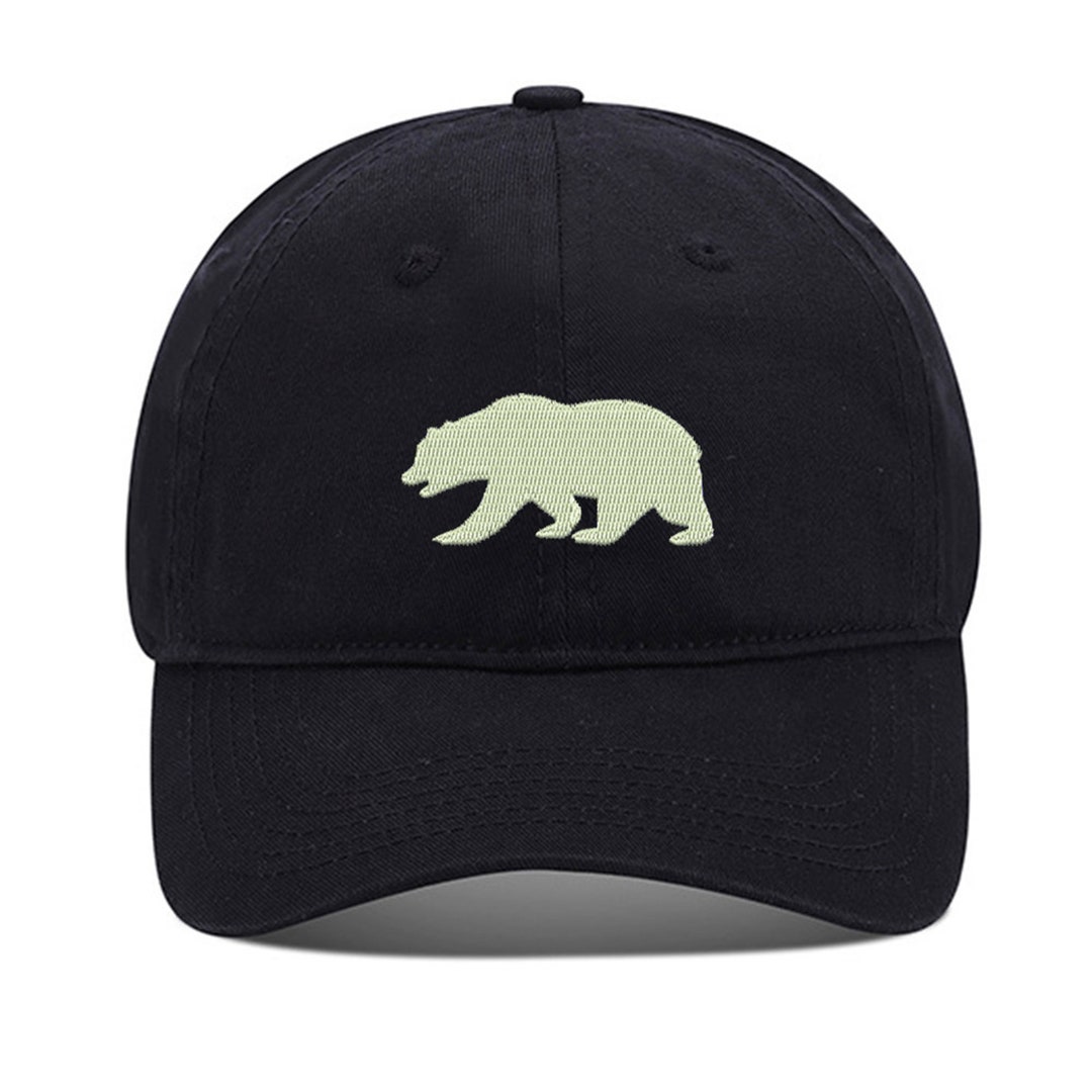 California Bear Unisex Embroidery Baseball Cap Washed Cotton ...
