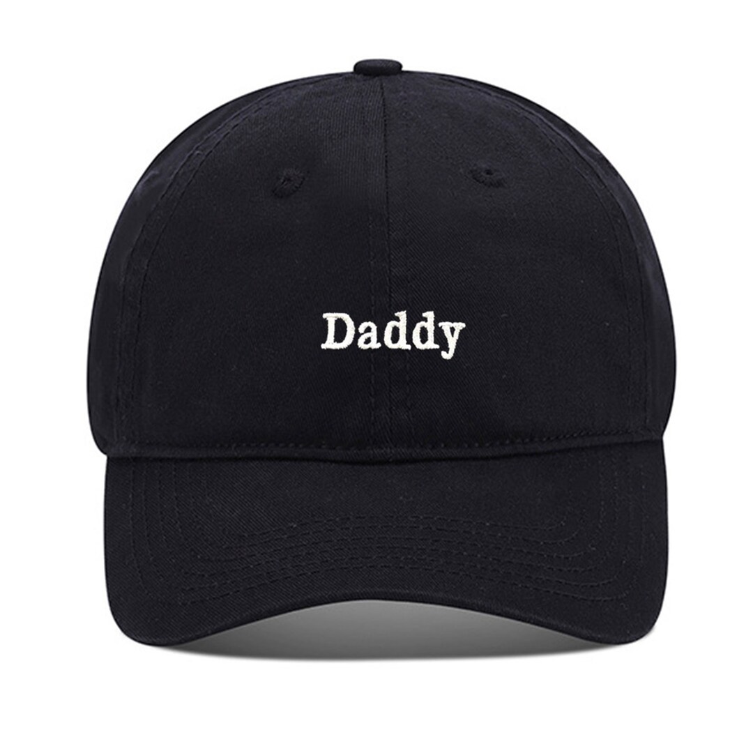 Daddy Unisex Embroidery Baseball Cap Washed Cotton Embroidered ...