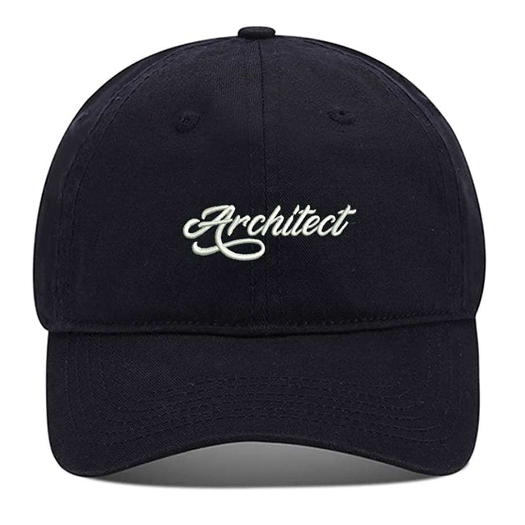 Men Baseball Cap Architect Embroidery Hat Embroidered Adjustable Hats ...