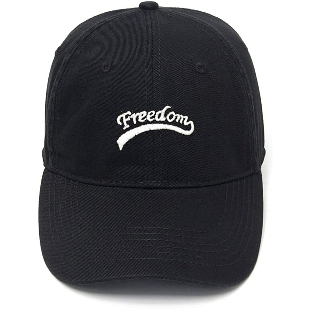 Embroidery Hat Cotton Embroidered Casual Men's Baseball Cap Freedom - Etsy