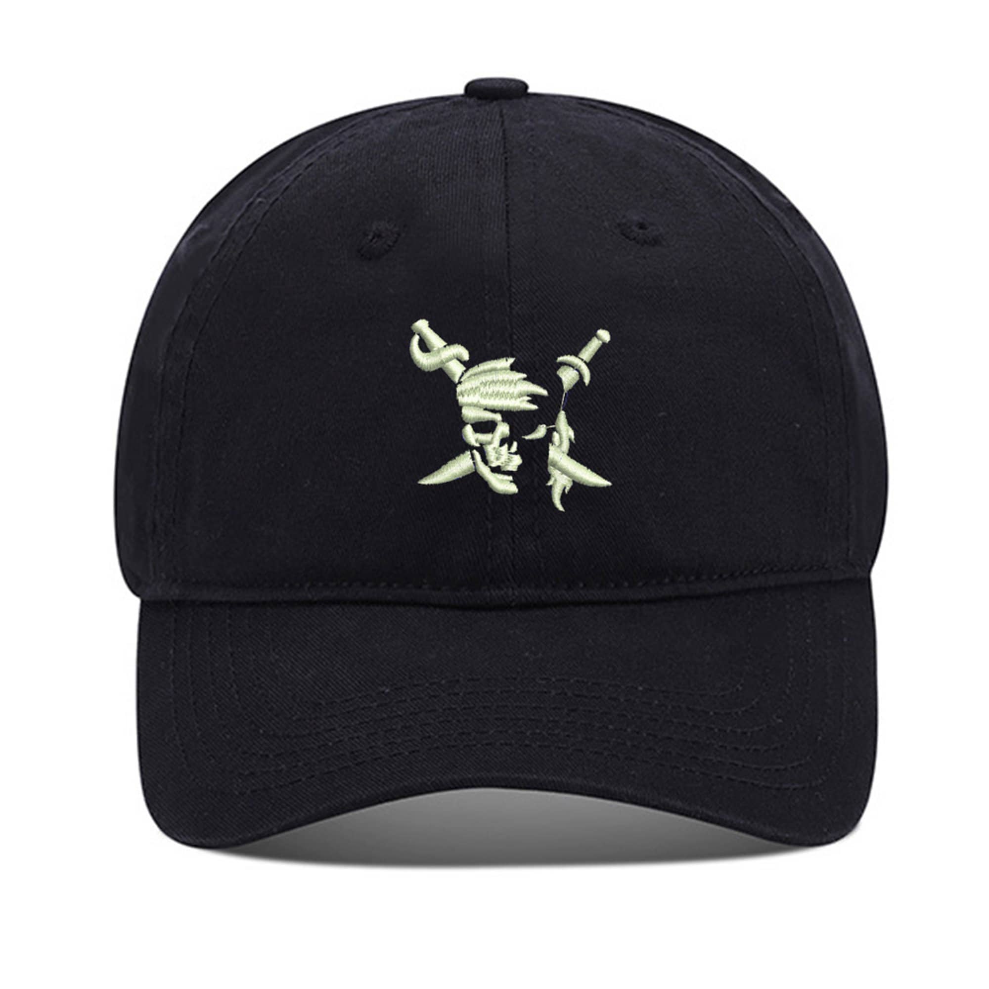 Pirate Skull & Swords Unisex Embroidery Baseball Cap Washed Cotton ...