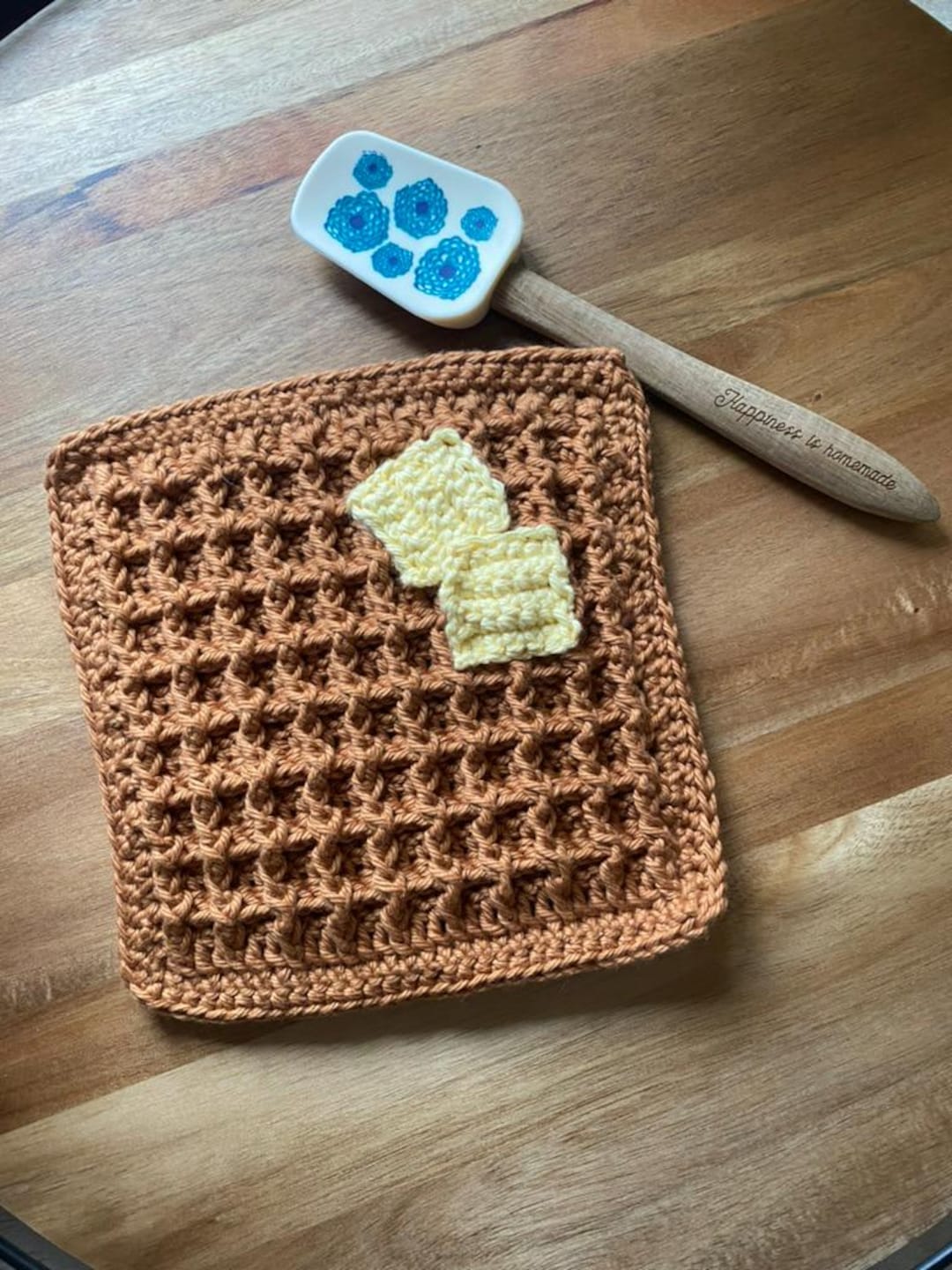 Waffle Hot Pad, PDF Pattern, Digital File, Waffle Trivet Pattern ...