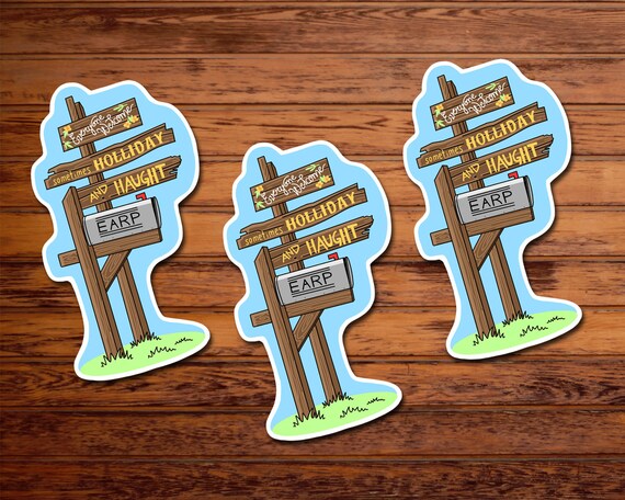 Wynonna Earp Homestead mailbox waterproof glossy vinyl sticker | Etsy