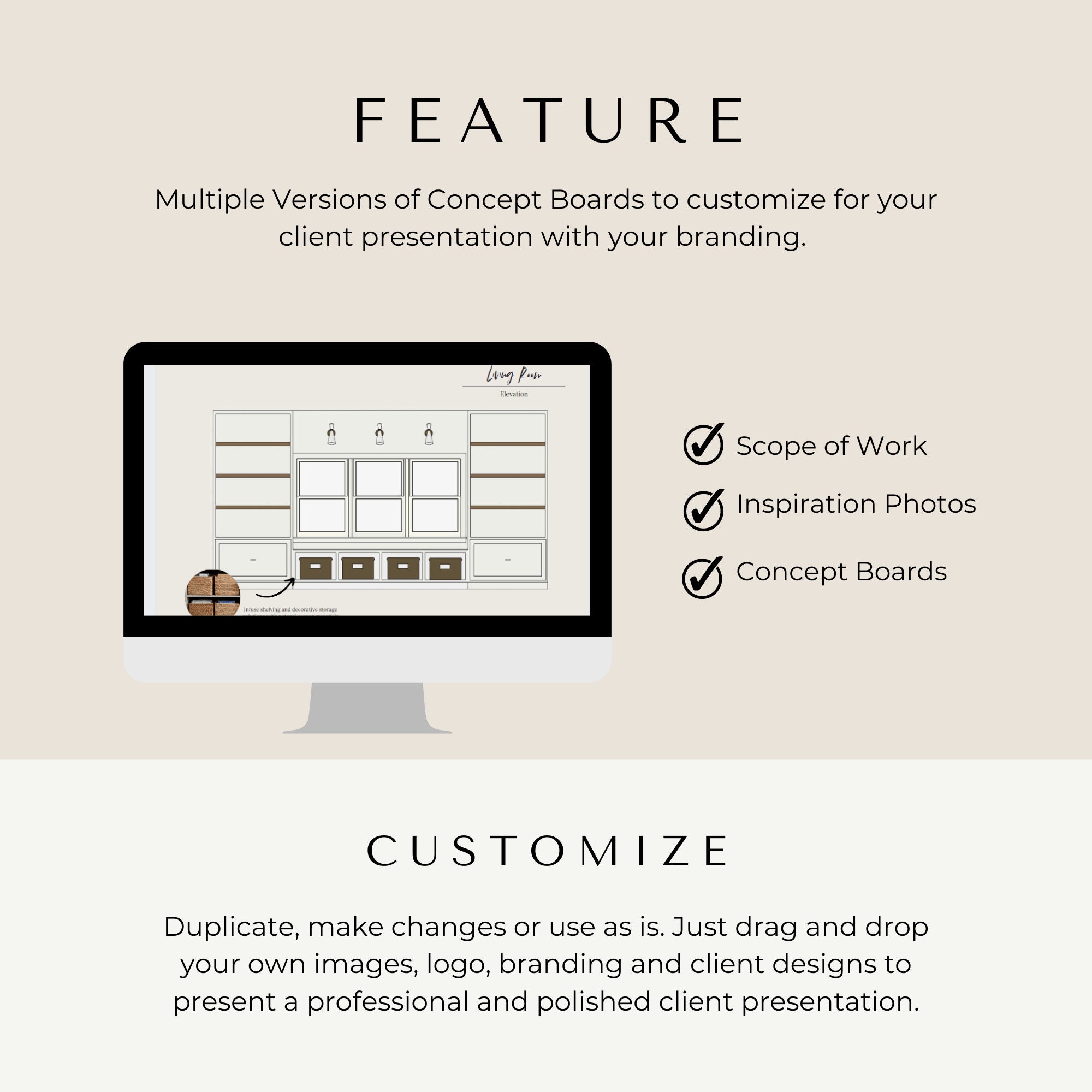 Client Presentation Template Interior Design Client Presentation Canva Presentation Template ...