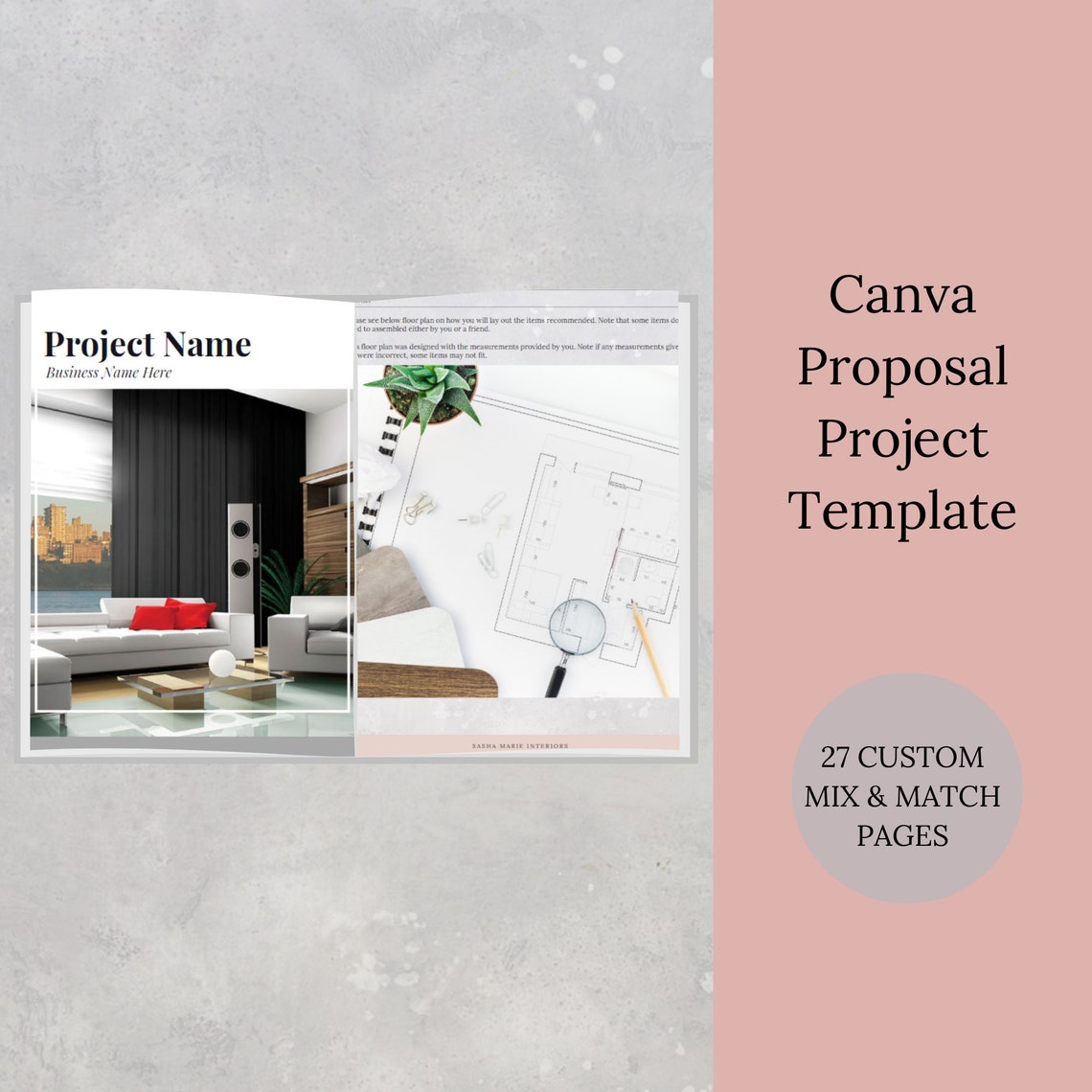 New Client Project Proposal Canva Template - Etsy