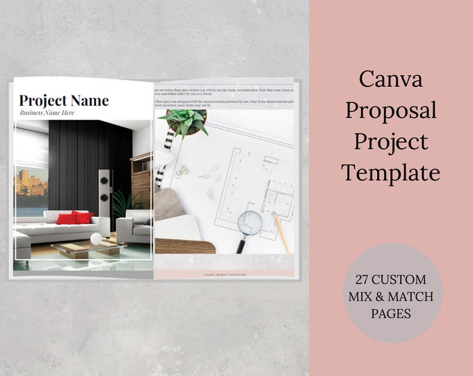 New Client Project Proposal Canva Template - Etsy