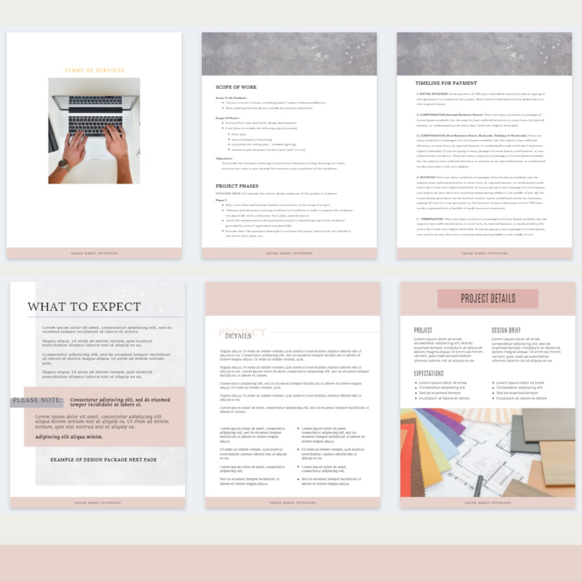 New Client Project Proposal Canva Template - Etsy