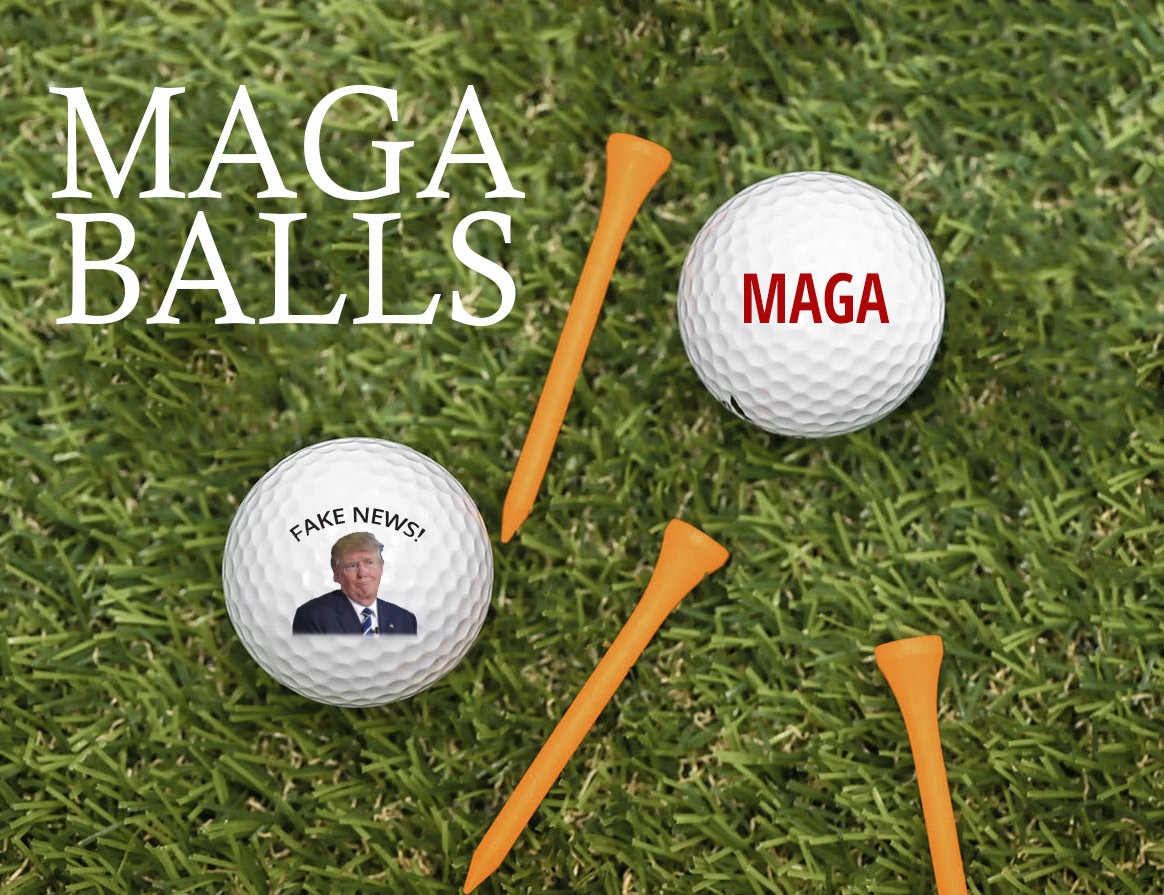 Funny Trump Golf Ball Set - Etsy