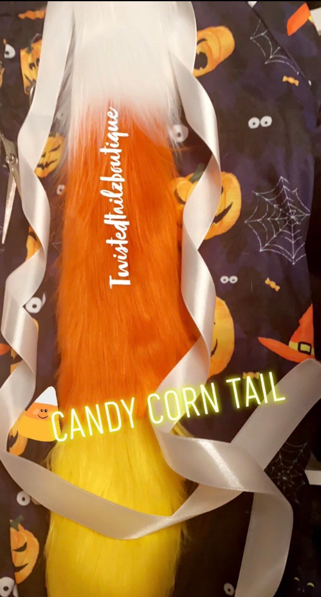 Candy Corn Tail - Etsy