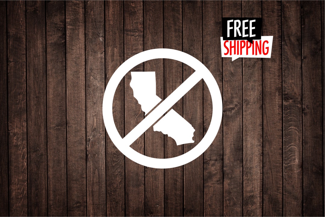 Anti California Decal - Etsy