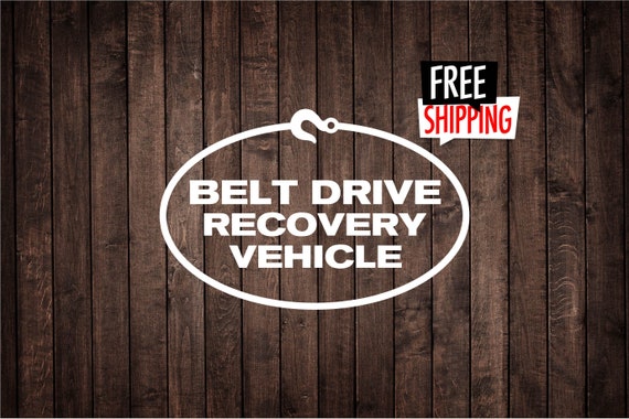 Belt Drive Recovery Vehicle DECAL | Etsy