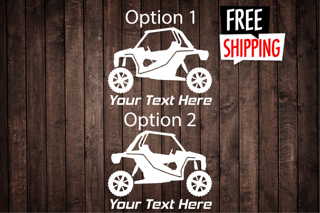 Personalized Side by Side Decal - Etsy