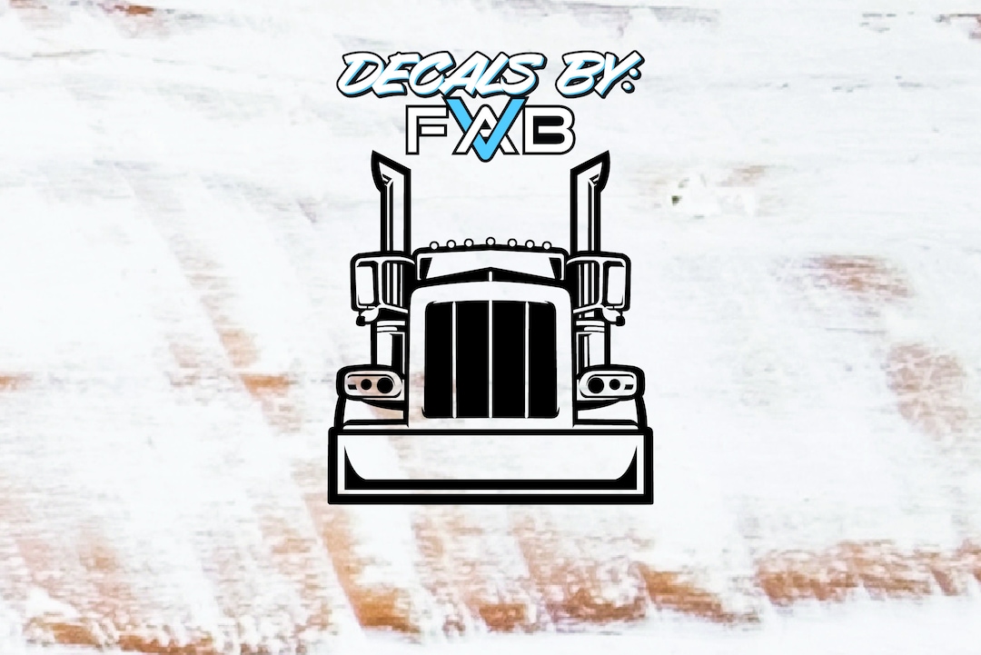 Tractor Trailer / 18 Wheeler / Road Tractor / Day Cab / Lowboy | DECAL ...