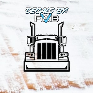 Tractor Trailer / 18 Wheeler / Road Tractor / Day Cab / Lowboy | DECAL ...