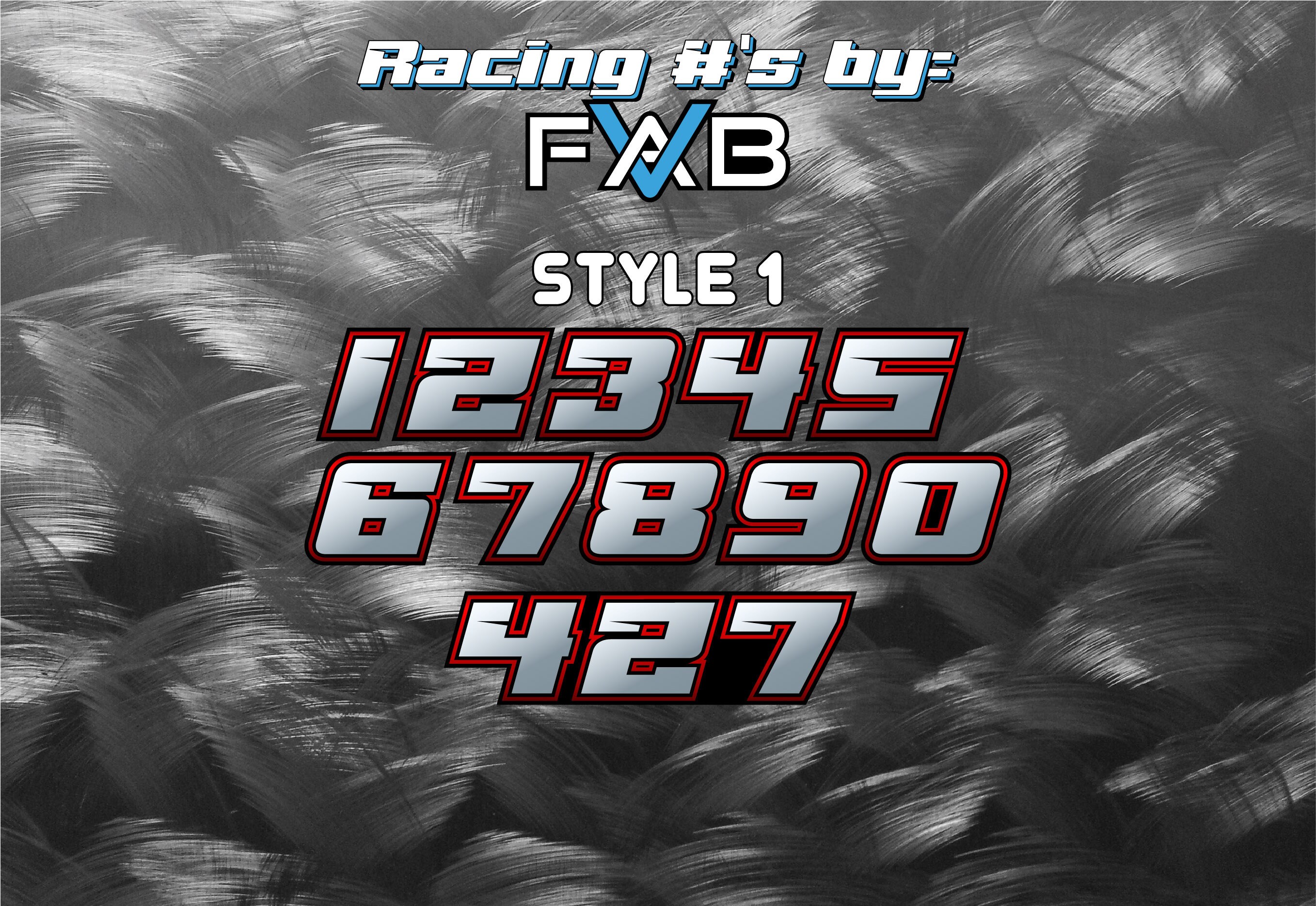 X2 Custom Racing Numbers STICKER - Motorcycle Dirt Bike Truck Car - Etsy
