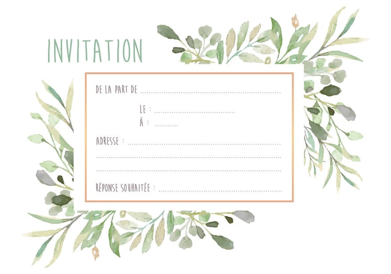 Cartes d'invitation anniversaire gouter réception - Etsy France